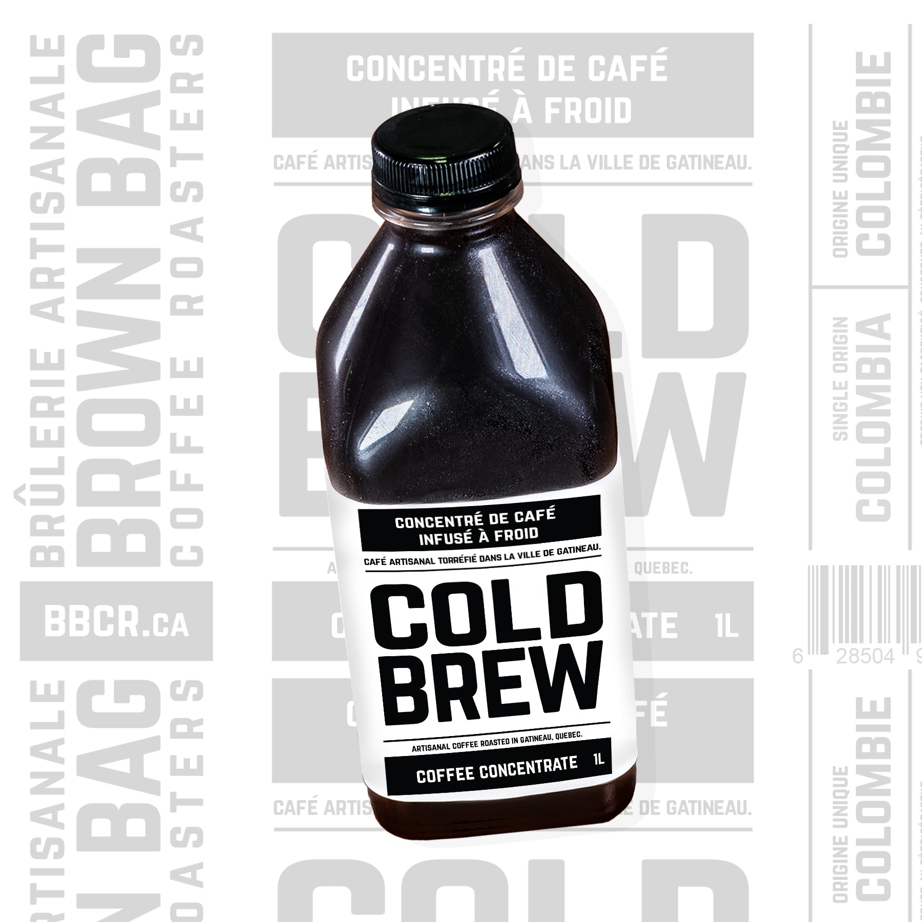 Concentré de café infusé à froid « COLD BREW » – Brown Bag Coffee Roasters
